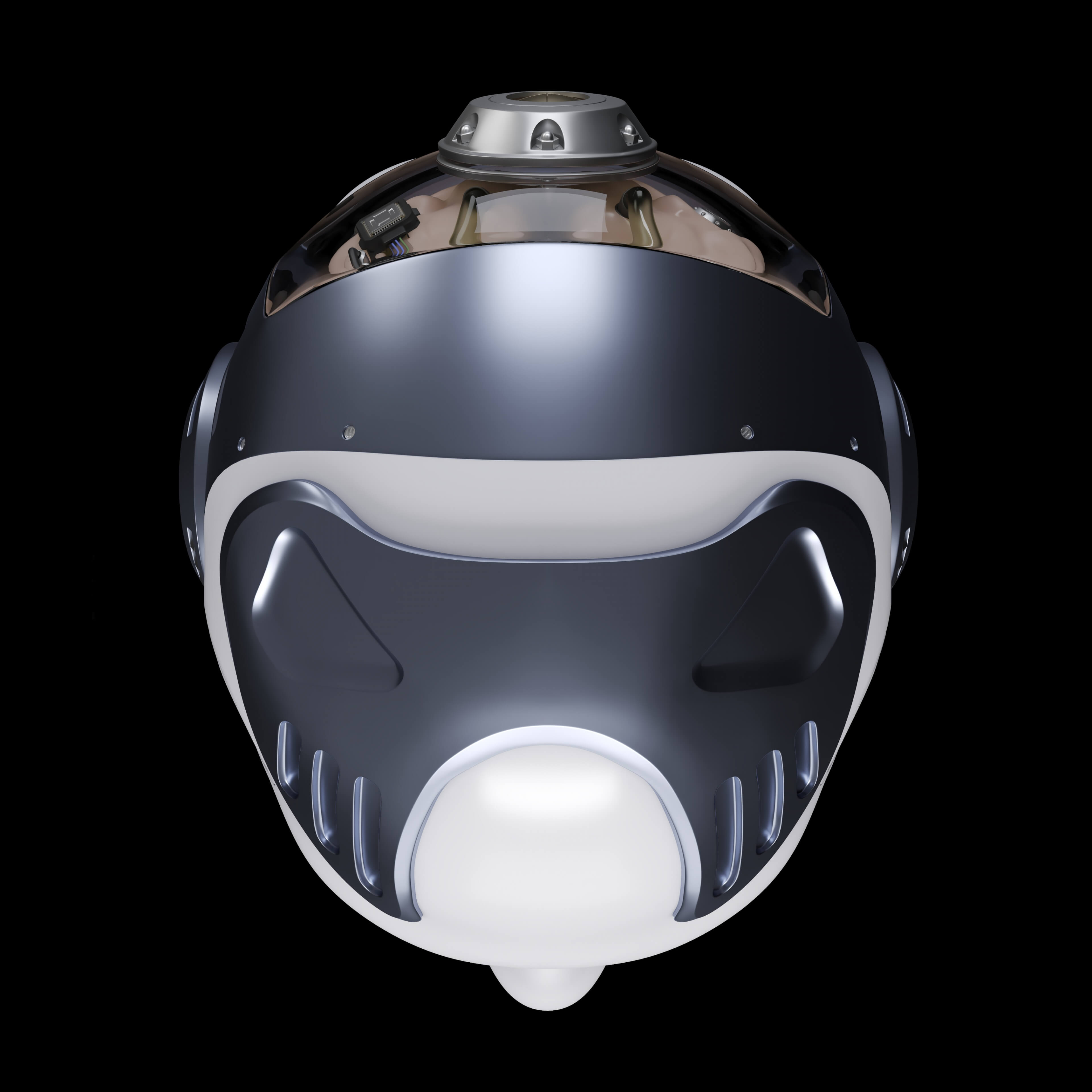 Male Robot Head - 3D Model by CGZen