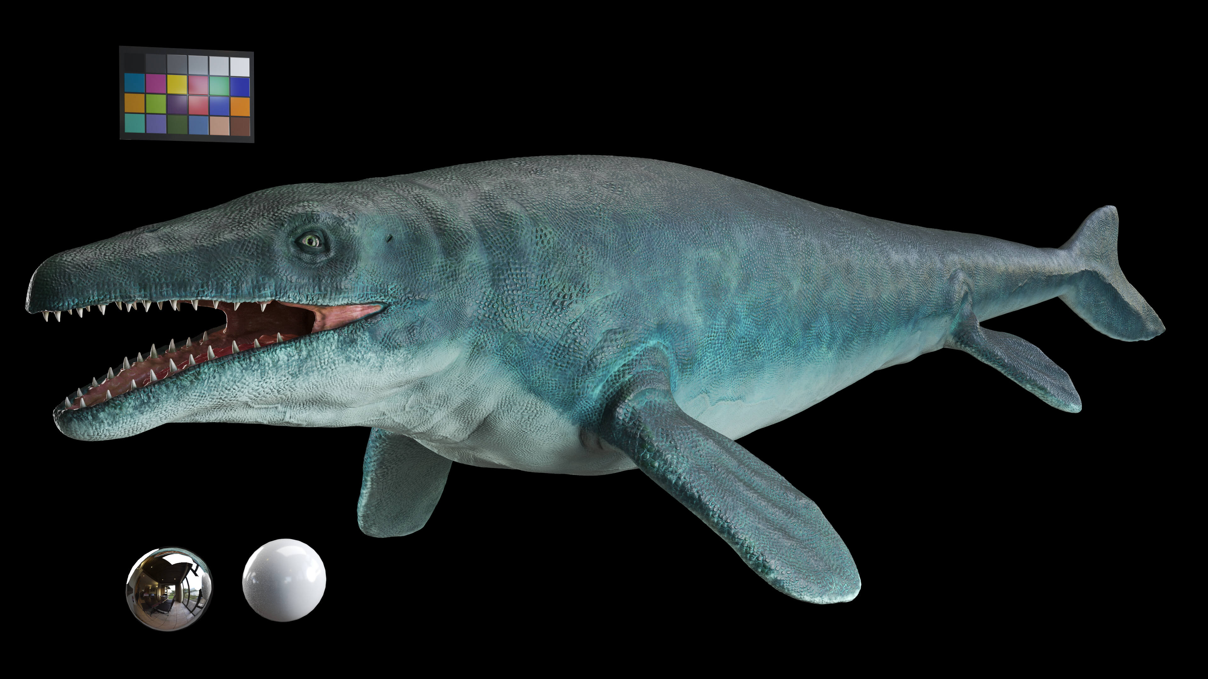 Mosasaurus hoffmannii - 3D Model by CGZen