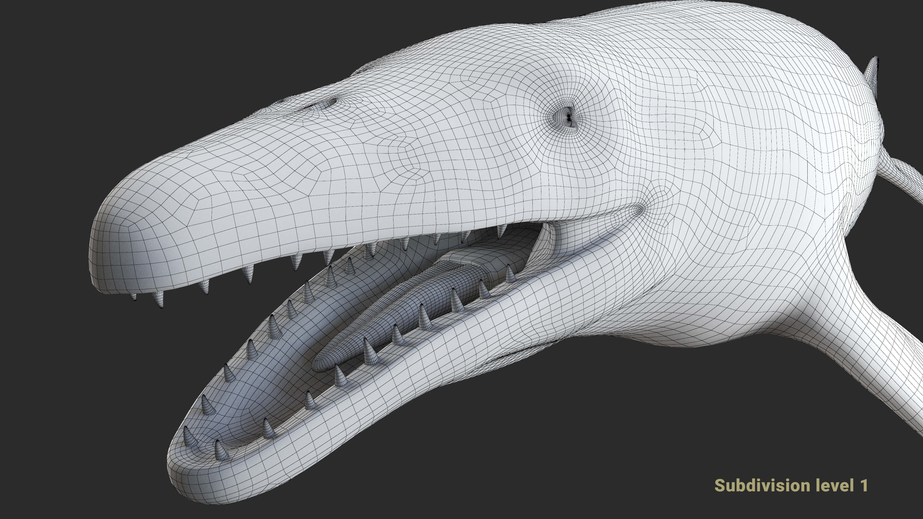 Mosasaurus hoffmannii - 3D Model by CGZen