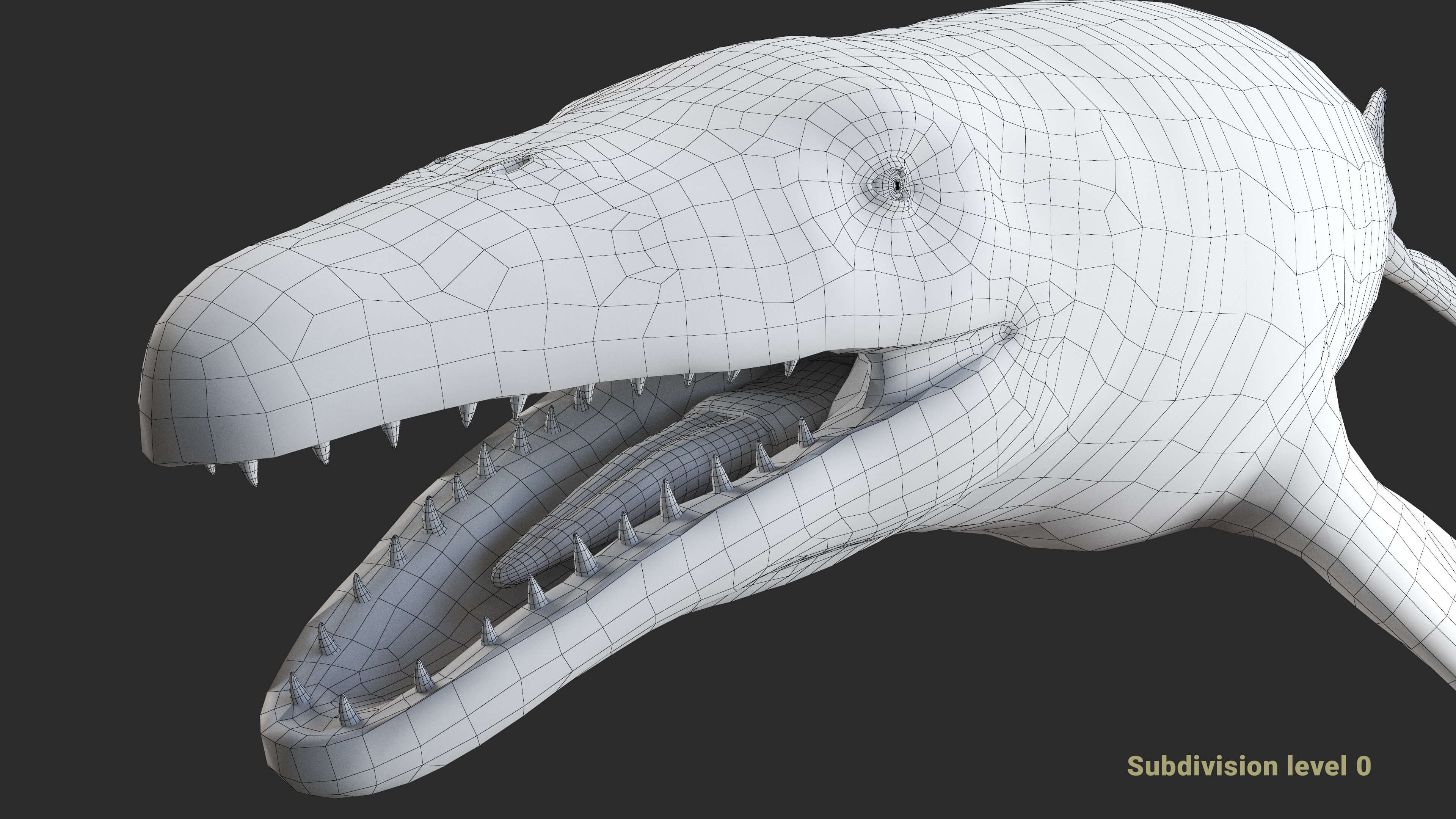 Mosasaurus hoffmannii - 3D Model by CGZen