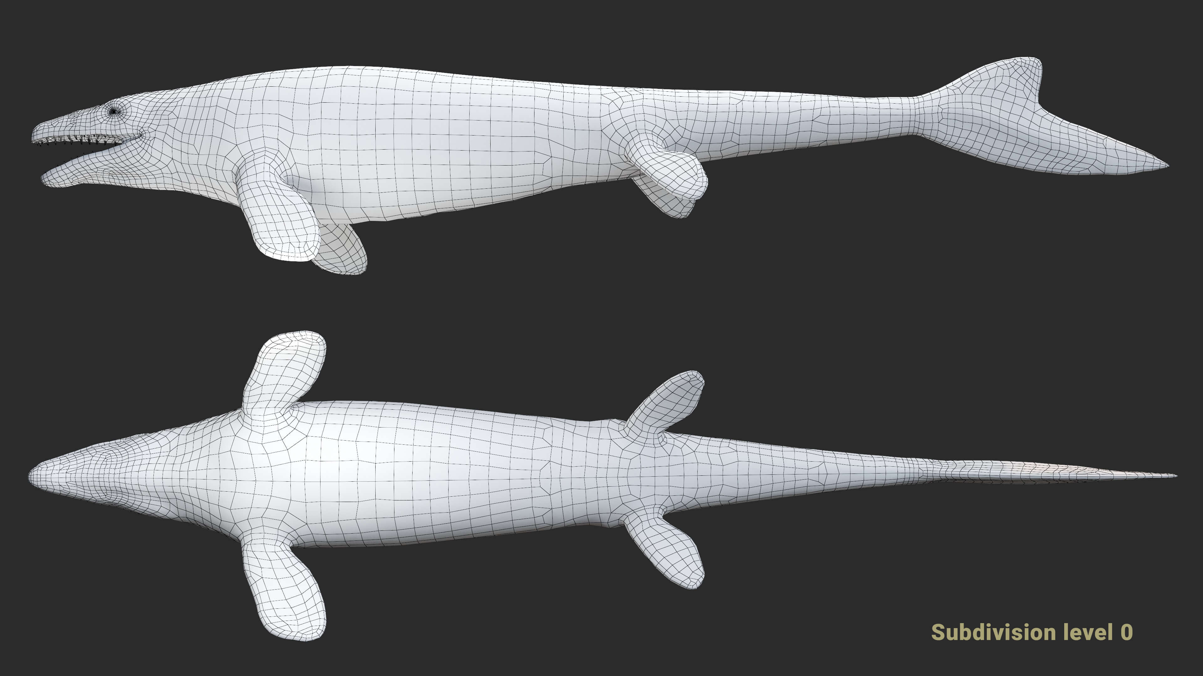 Mosasaurus hoffmannii - 3D Model by CGZen