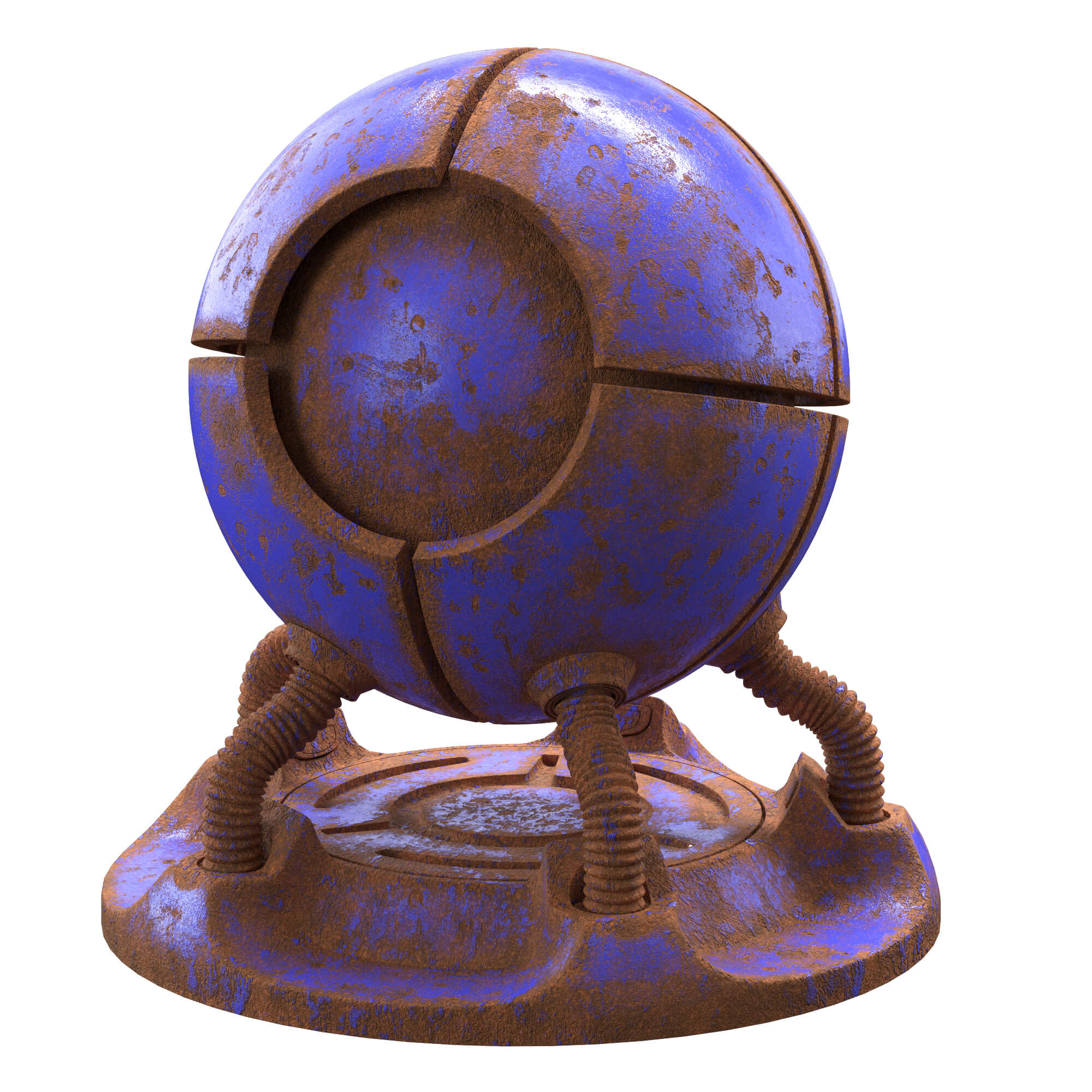 Procedural Rust Material By Cgzen