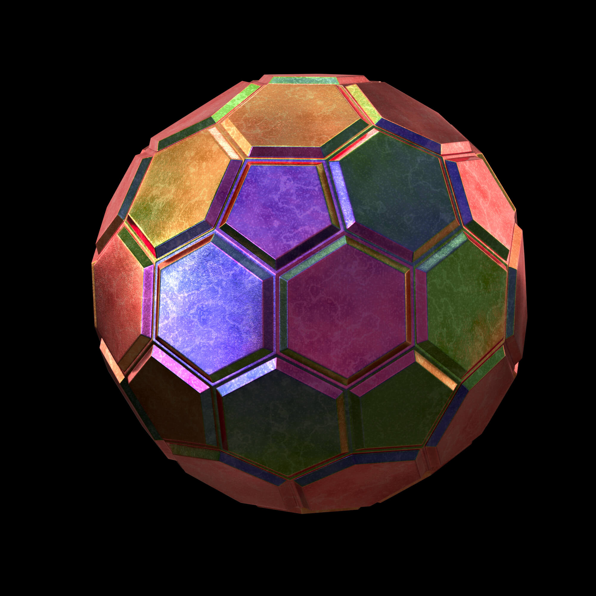 Procedural Rainbow Metal Material by CGZen