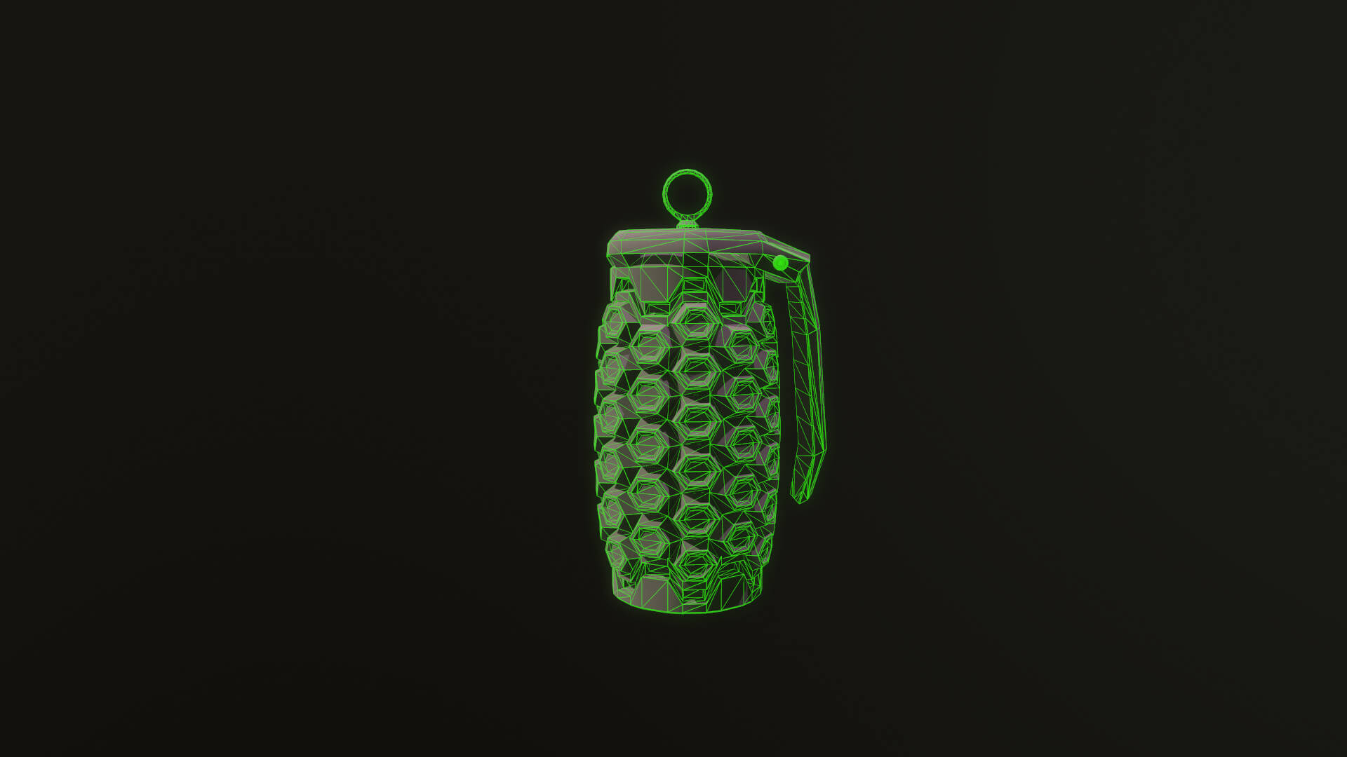 Sci-fi Grenade 3D Model by CGZen