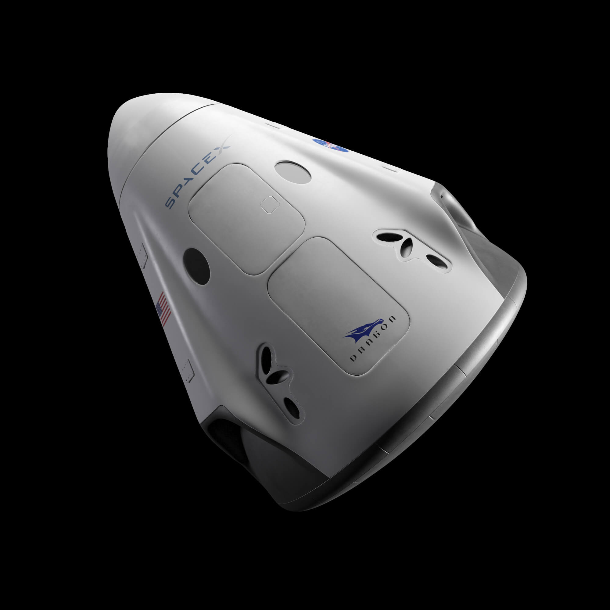 SpaceX Crew Dragon - 3D Model by CGZen