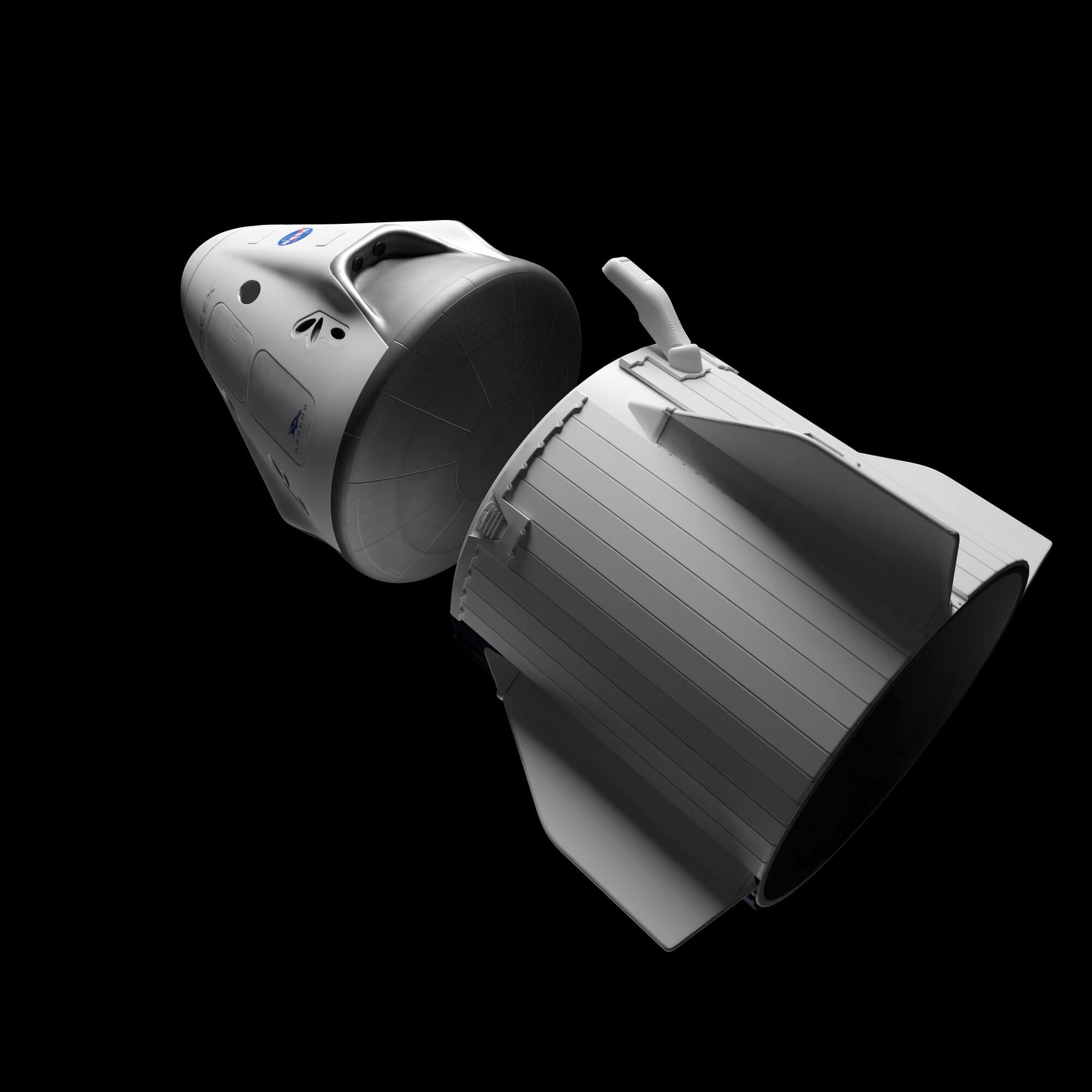 SpaceX Crew Dragon - 3D Model by CGZen