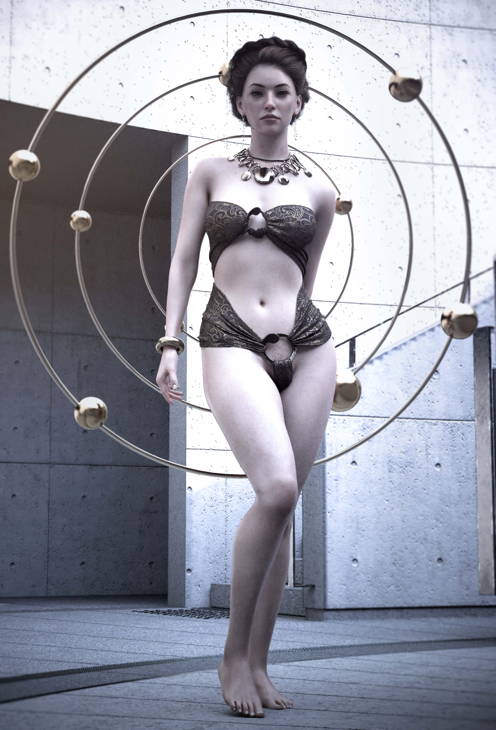 EN Orbit 3D Render, Digital Art by chabalco