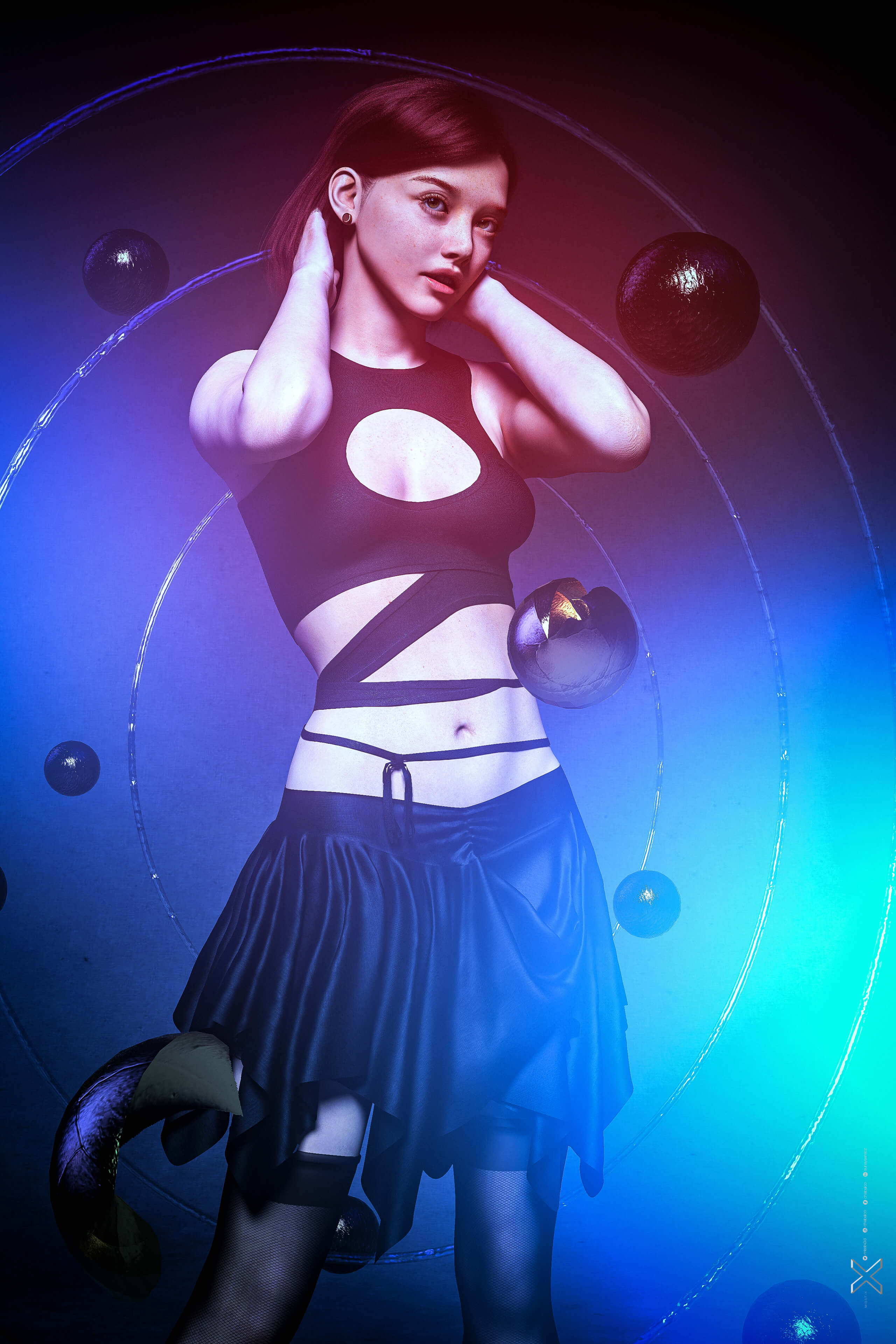 JOY Levitation 3D Render, Digital Art by chabalco