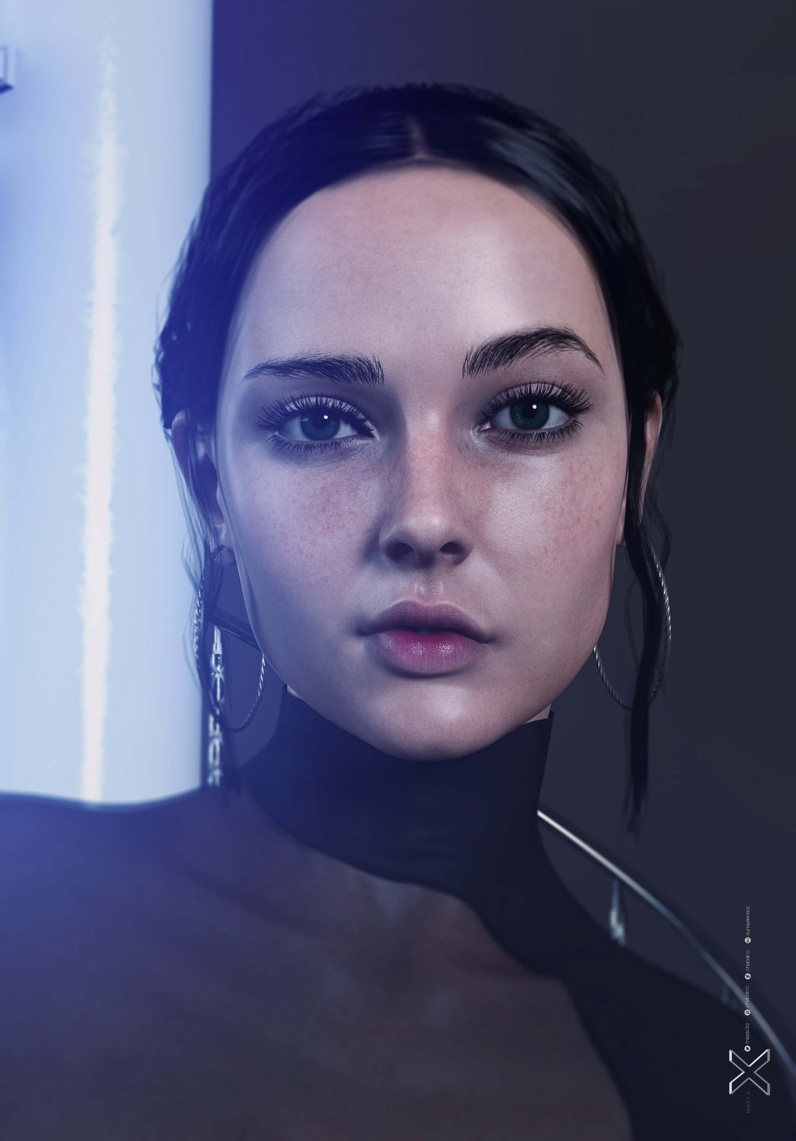 L A L I Q - IV 3D Render, Digital Art by chabalco