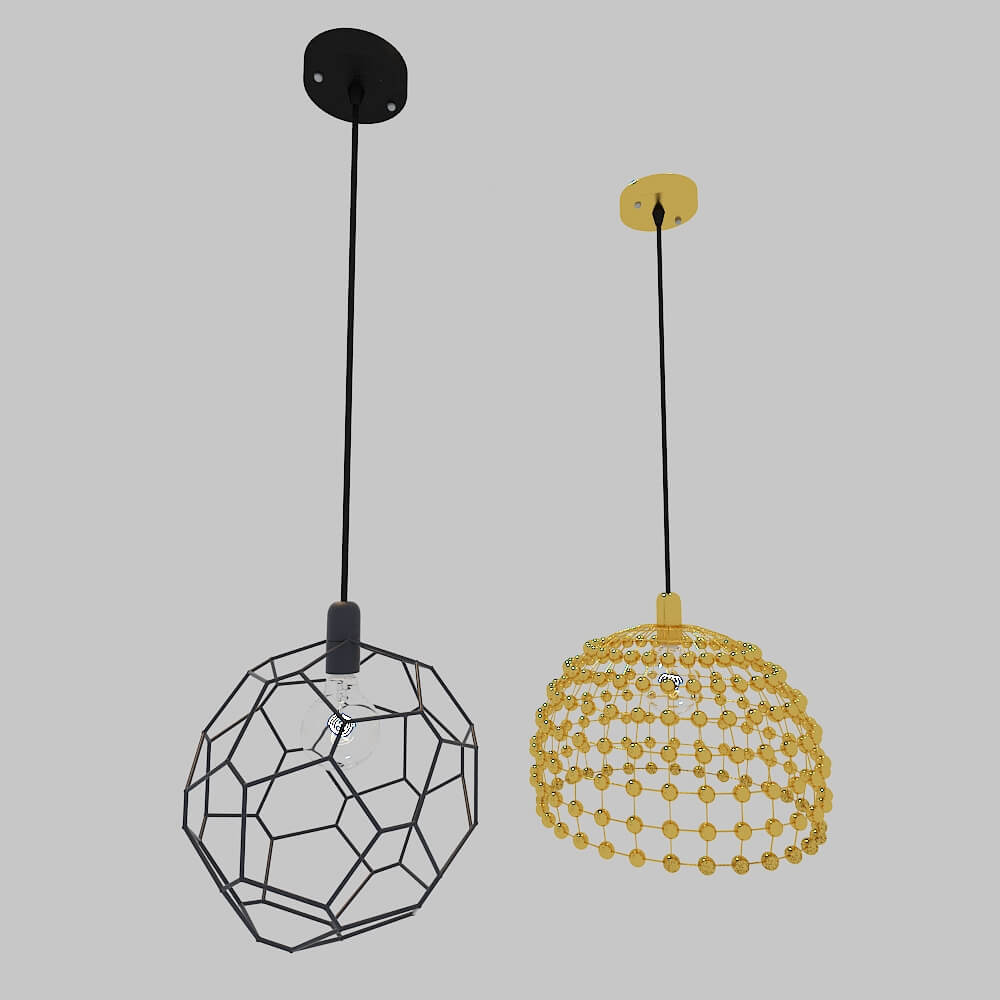 Ceiling Light - Free 3D Model by chakad
