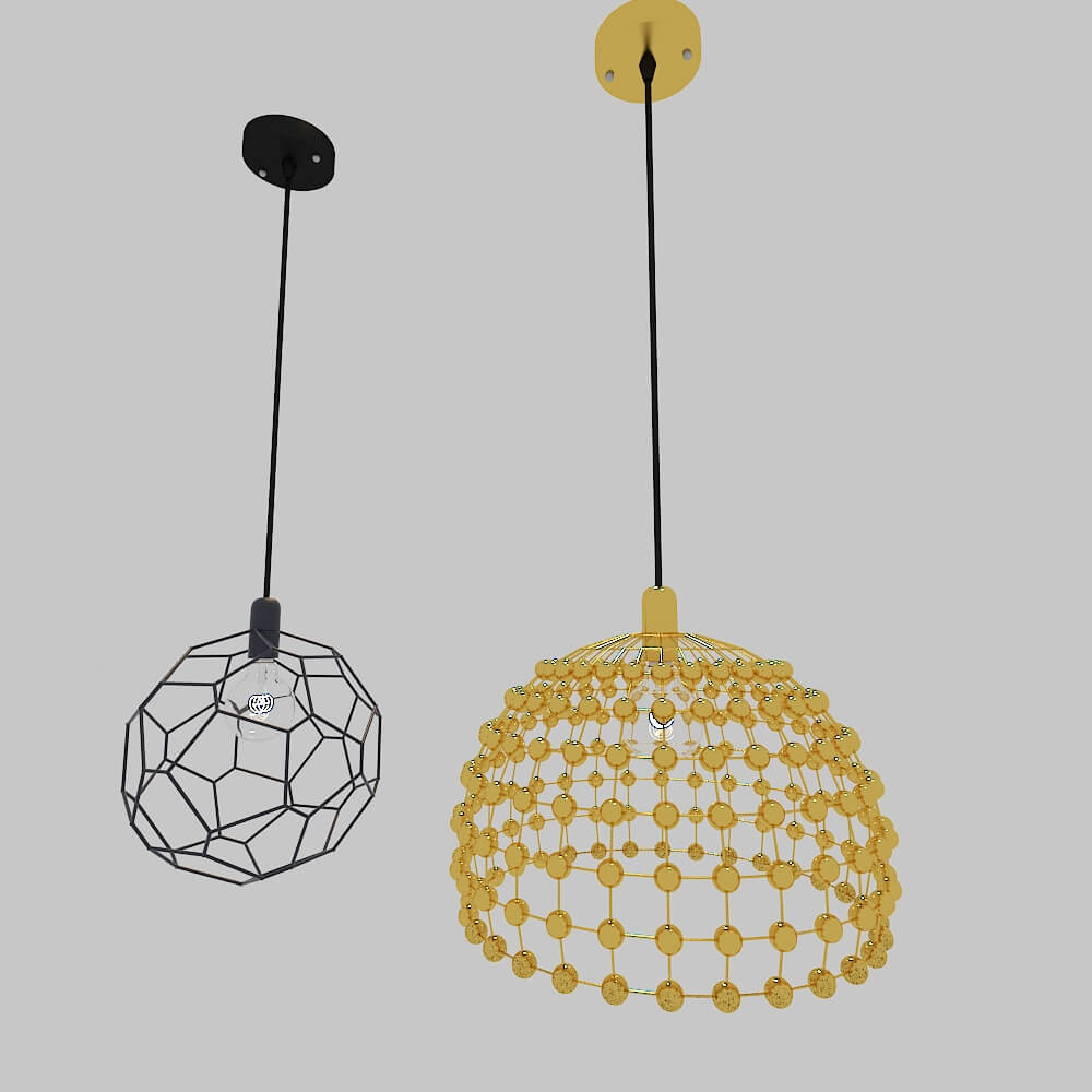 Ceiling Light - Free 3D Model by chakad