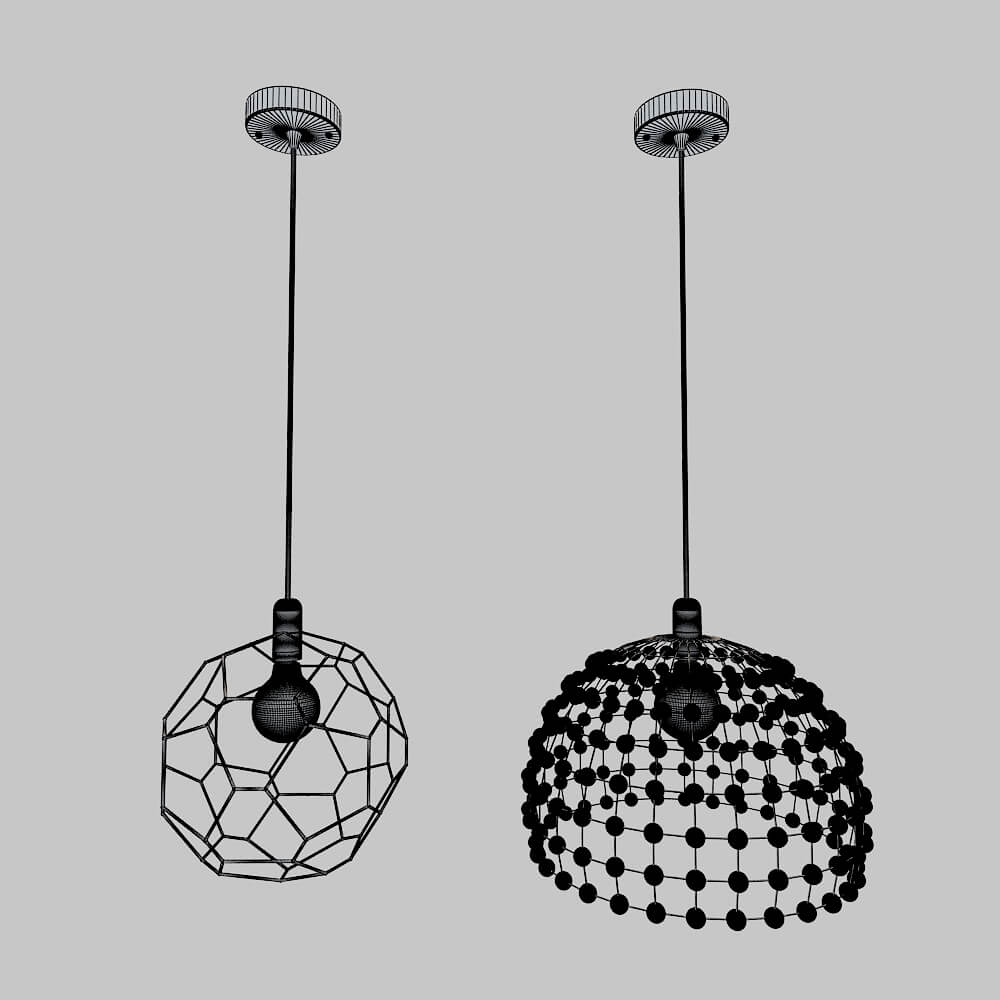 Ceiling Light - Free 3D Model by chakad