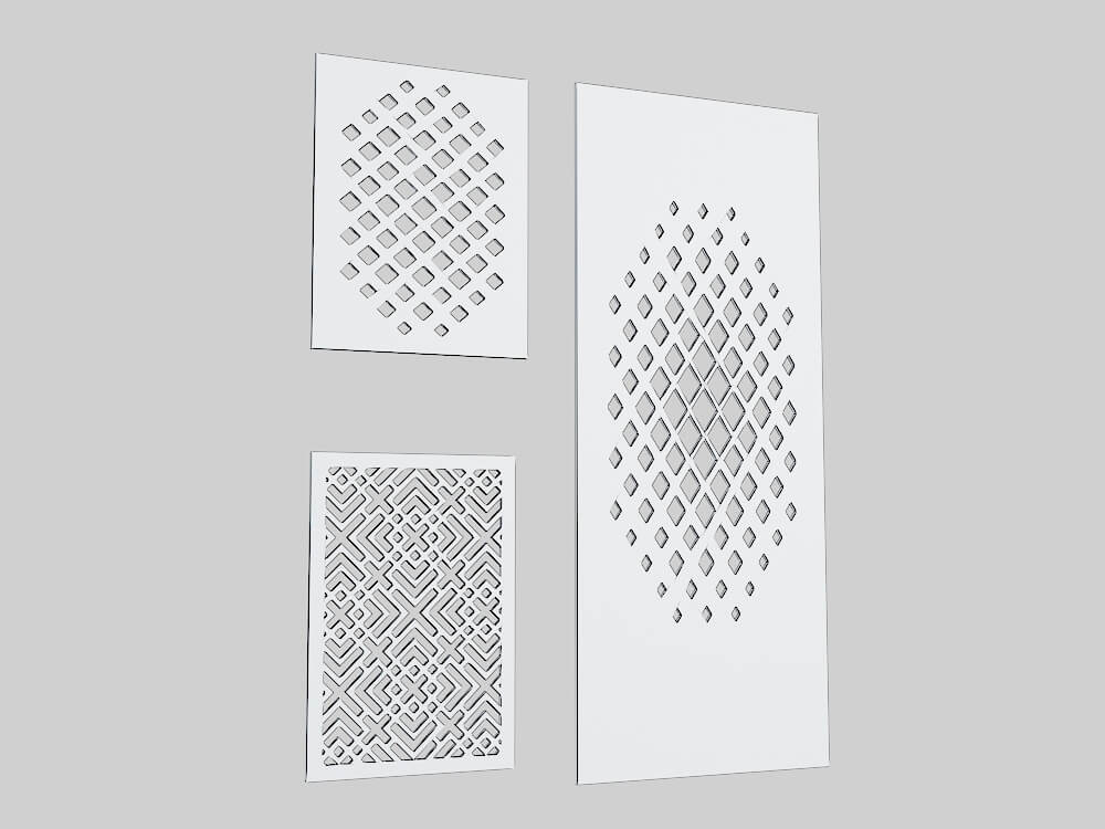 CNC 3Dpanels 2 - Free 3D Model by chakad