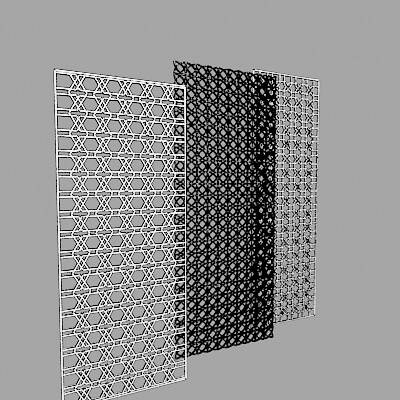 3 CNC Panels - Free 3D Model by chakad