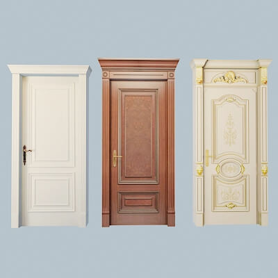 Low Poly Doors - Free 3D Model by chakad