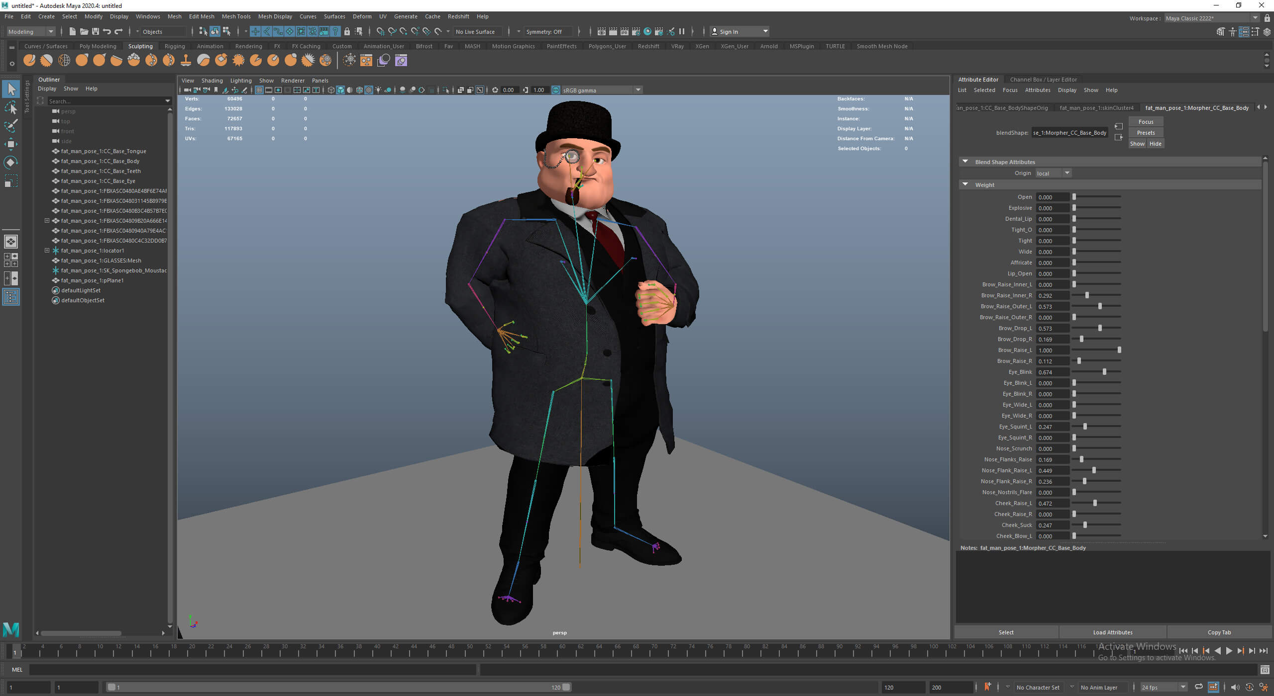 Game Cartoon Boss Man Rigged - 3D Model by Challento