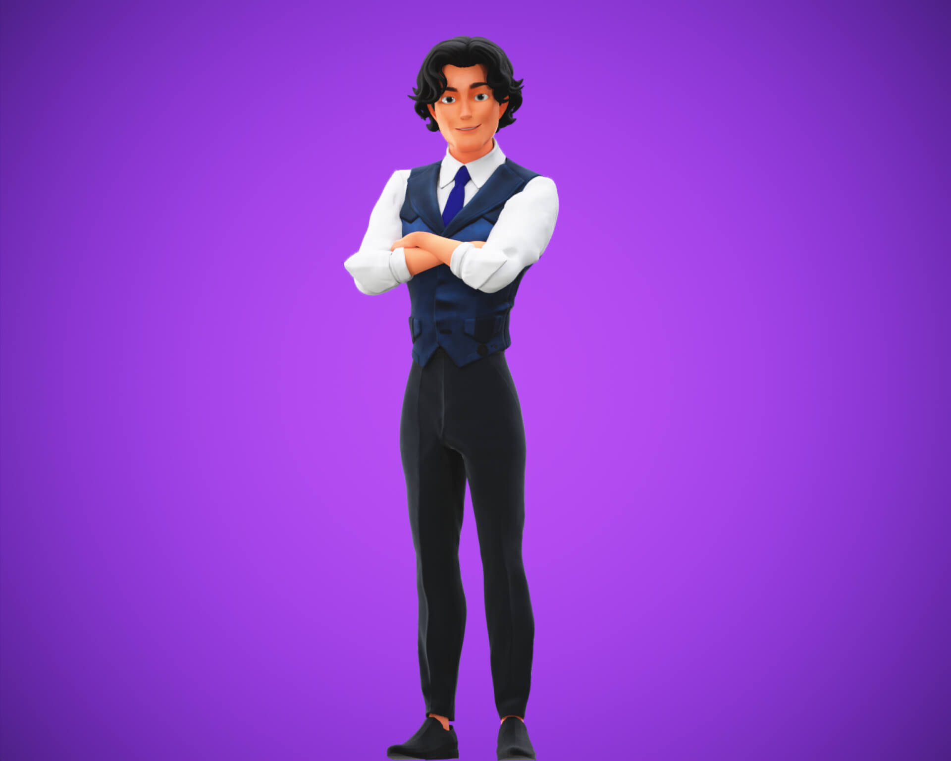 Game Cartoon Boy Rigged - 3D Model by Challento