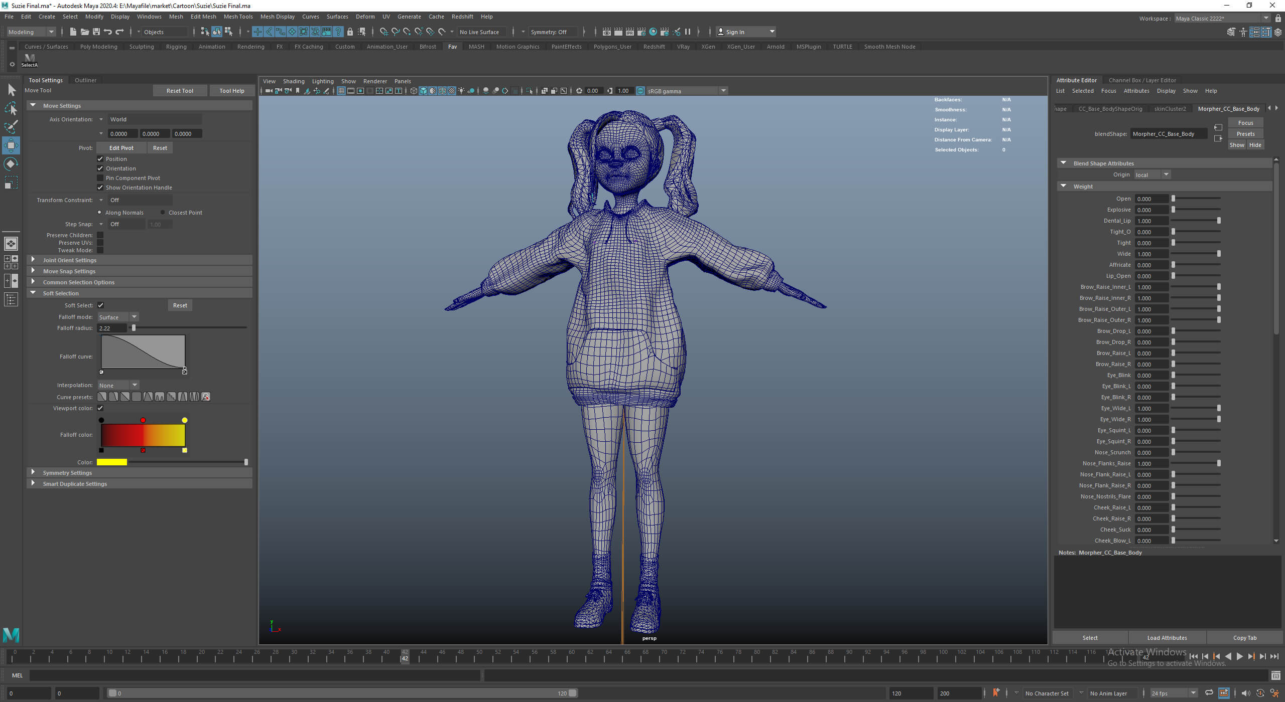 Game Cartoon Stylized Girl Rigged - 3D Model by Challento