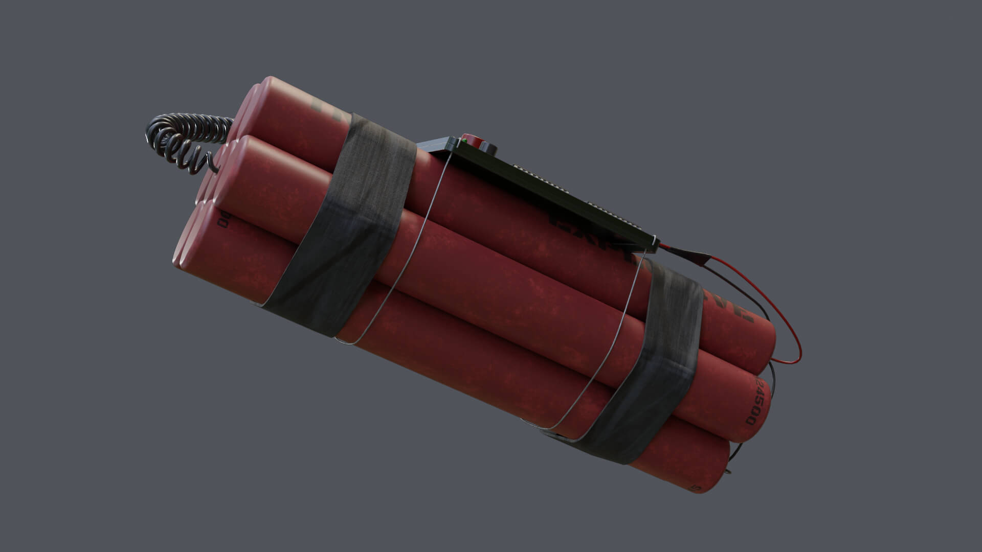 Digital Time Bomb - 3D Model by Chamod