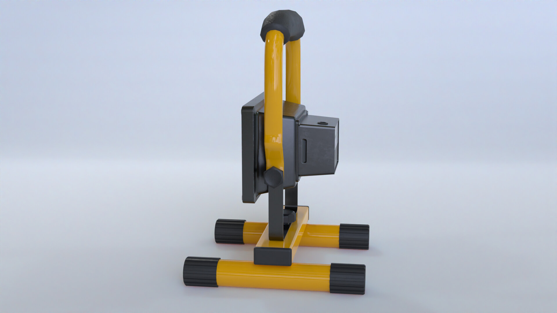 Industrial Floodlight - 3D Model by Chamod