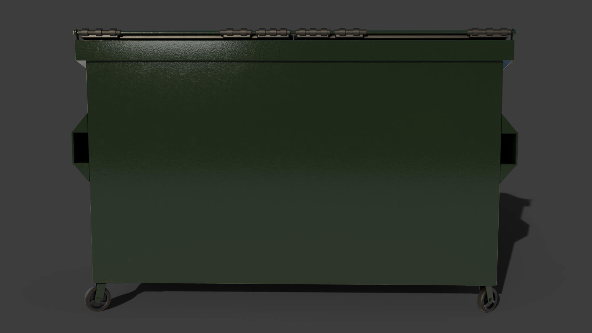 Industrial Garbage Dumpster - 3D Model by Chamod