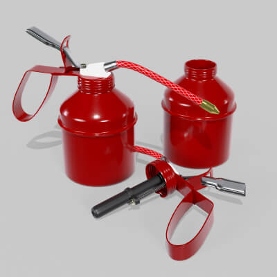 Industrial Small Oil Cane A01 - 3D Model by Chamod