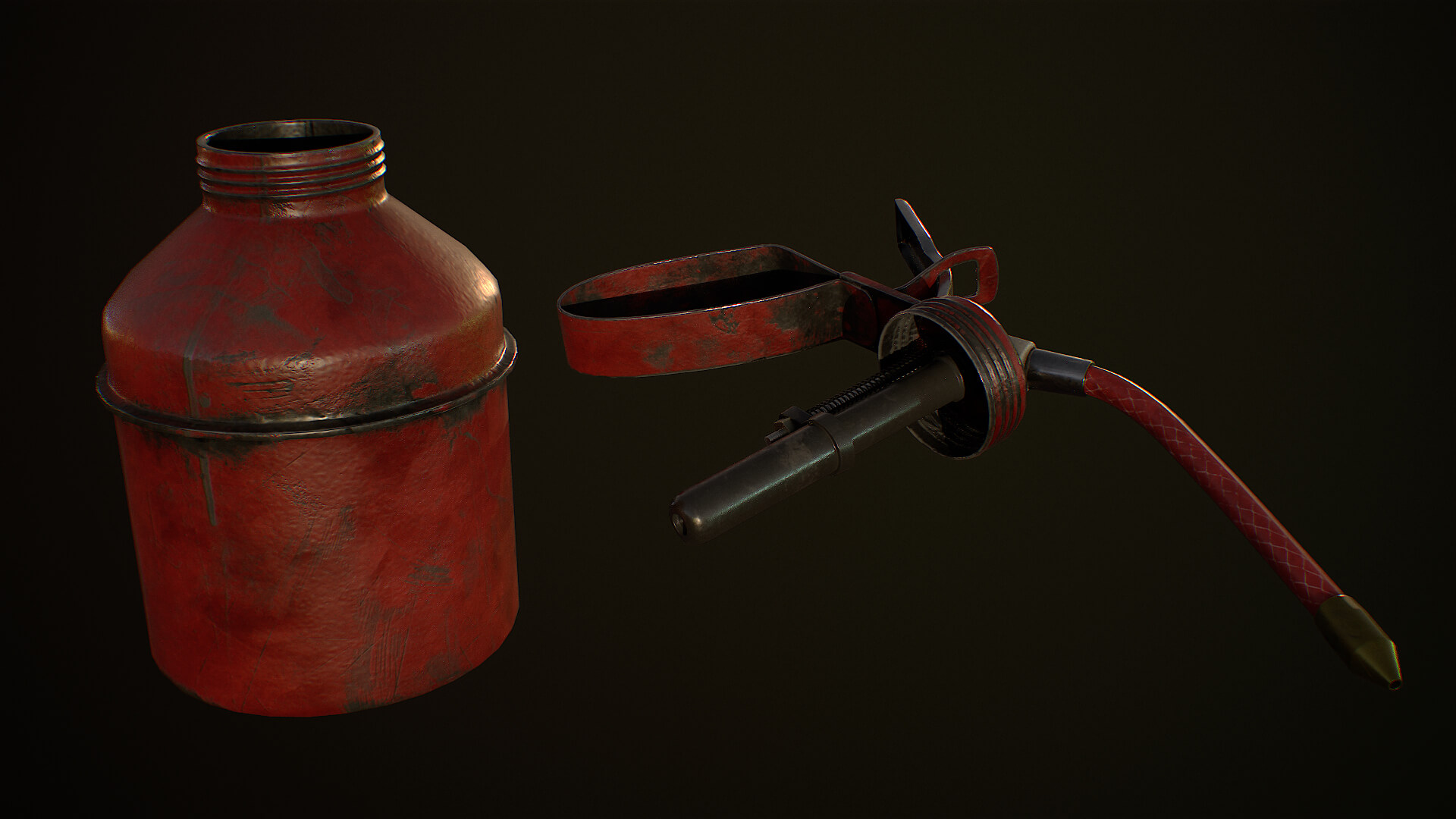 Industrial Small Oil Cane - 3D Model by Chamod
