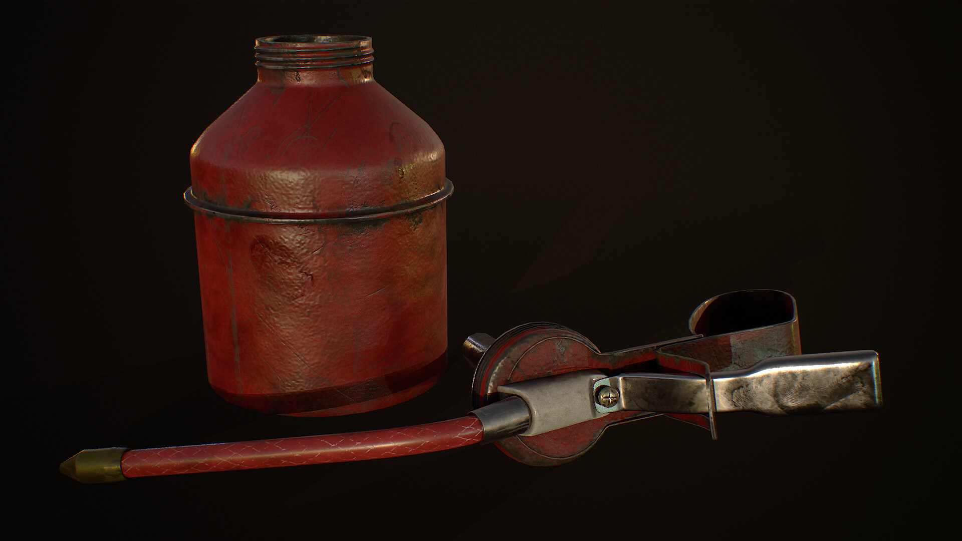 Industrial Small Oil Cane - 3D Model by Chamod
