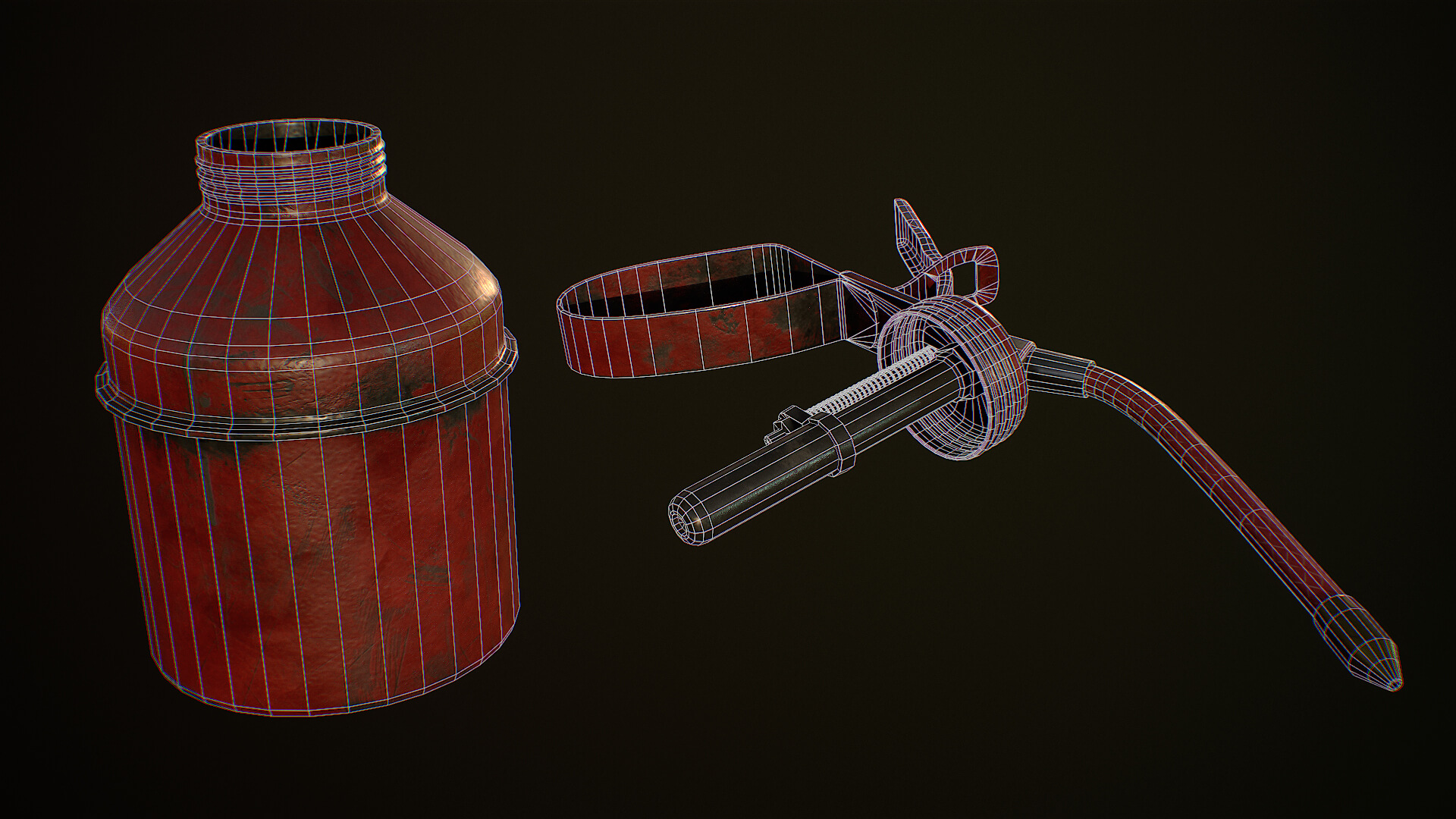 Industrial Small Oil Cane - 3D Model by Chamod