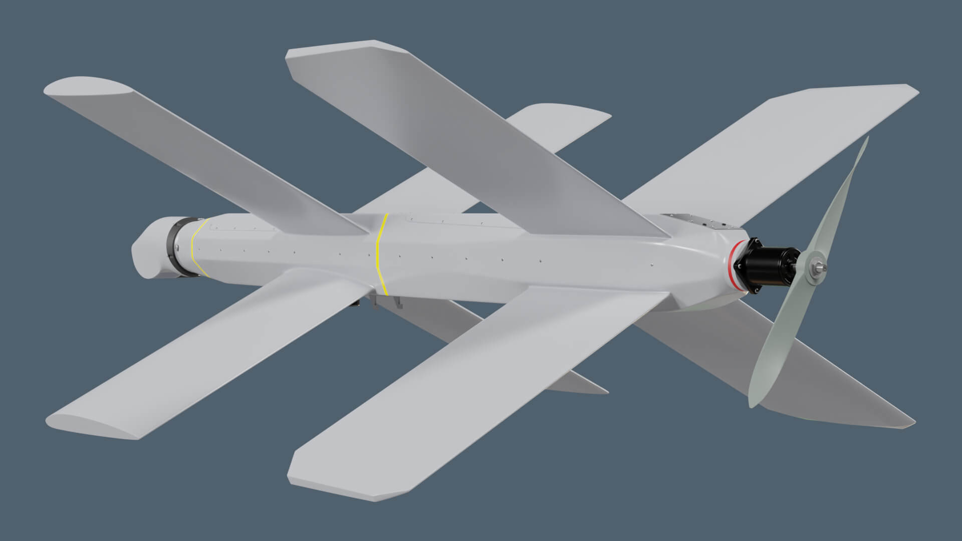 Lancet Drone High Poly - 3D Model by Chamod