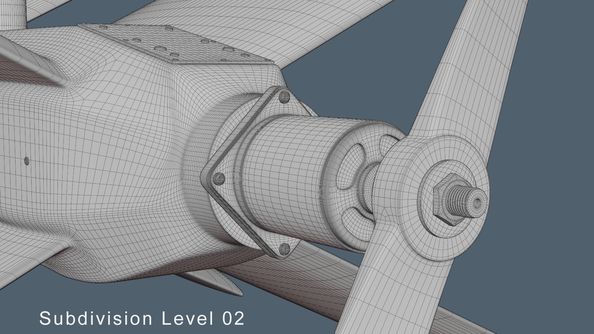 Lancet Drone High Poly - 3D Model by Chamod