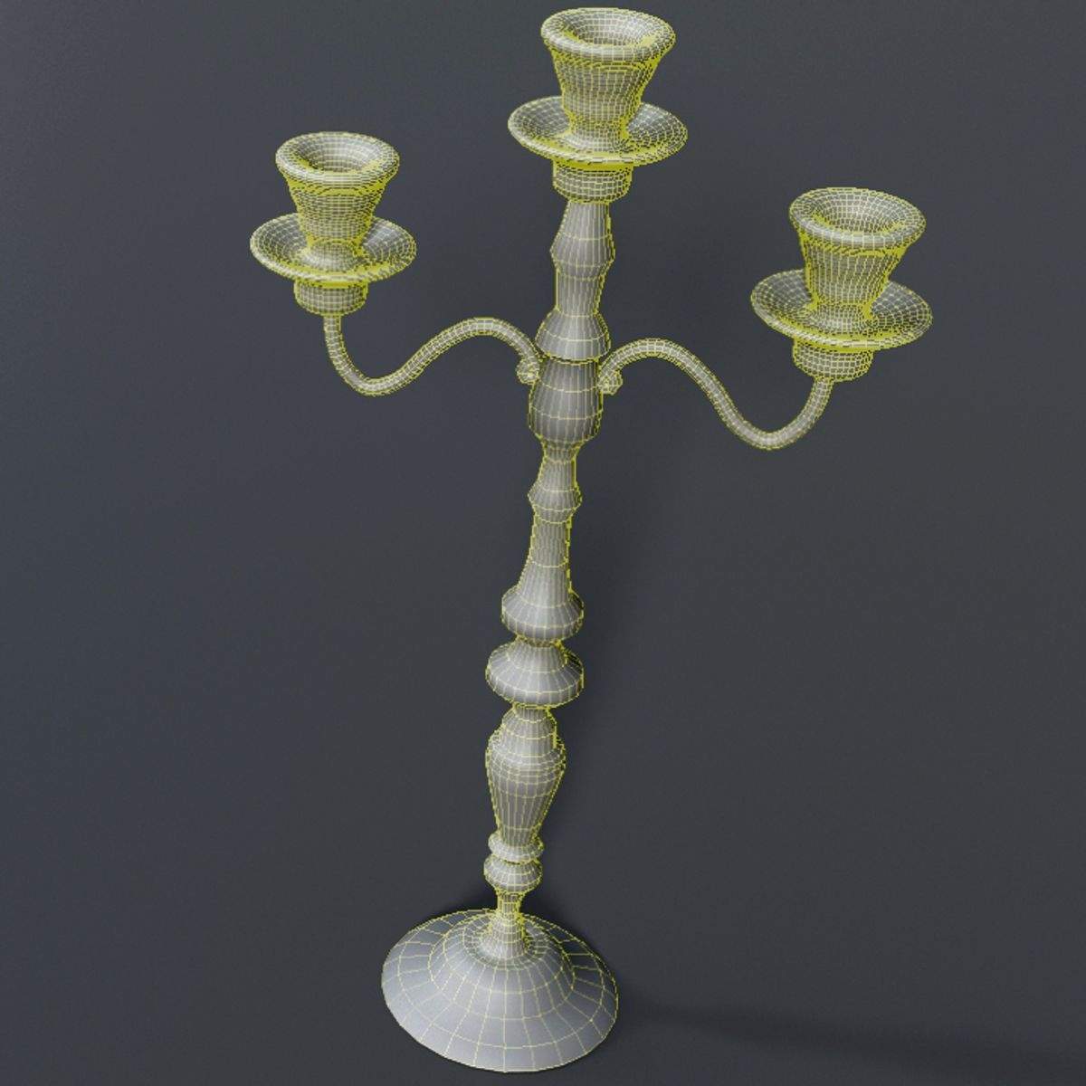 Candle Holder - 3D Model by chamsb11