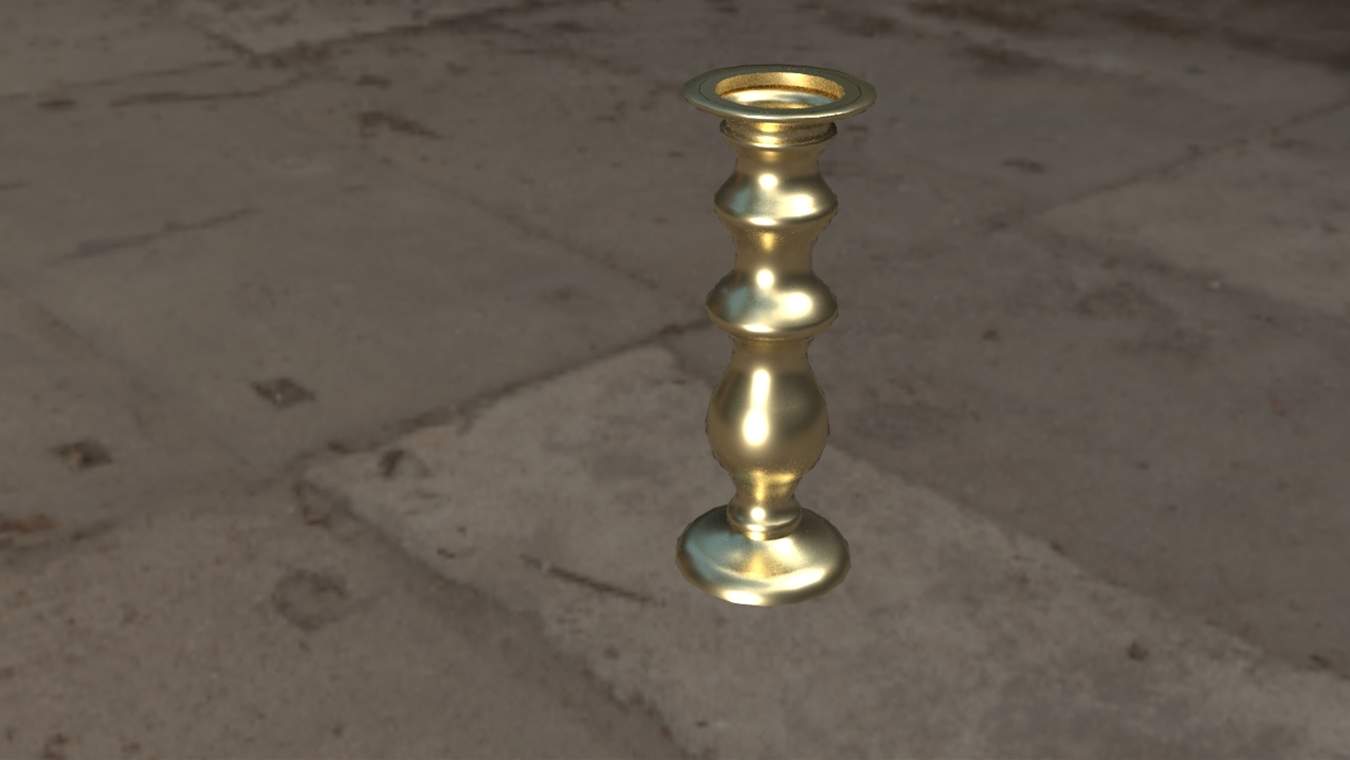Rusty Candle Support - 3D Model by chamsb11