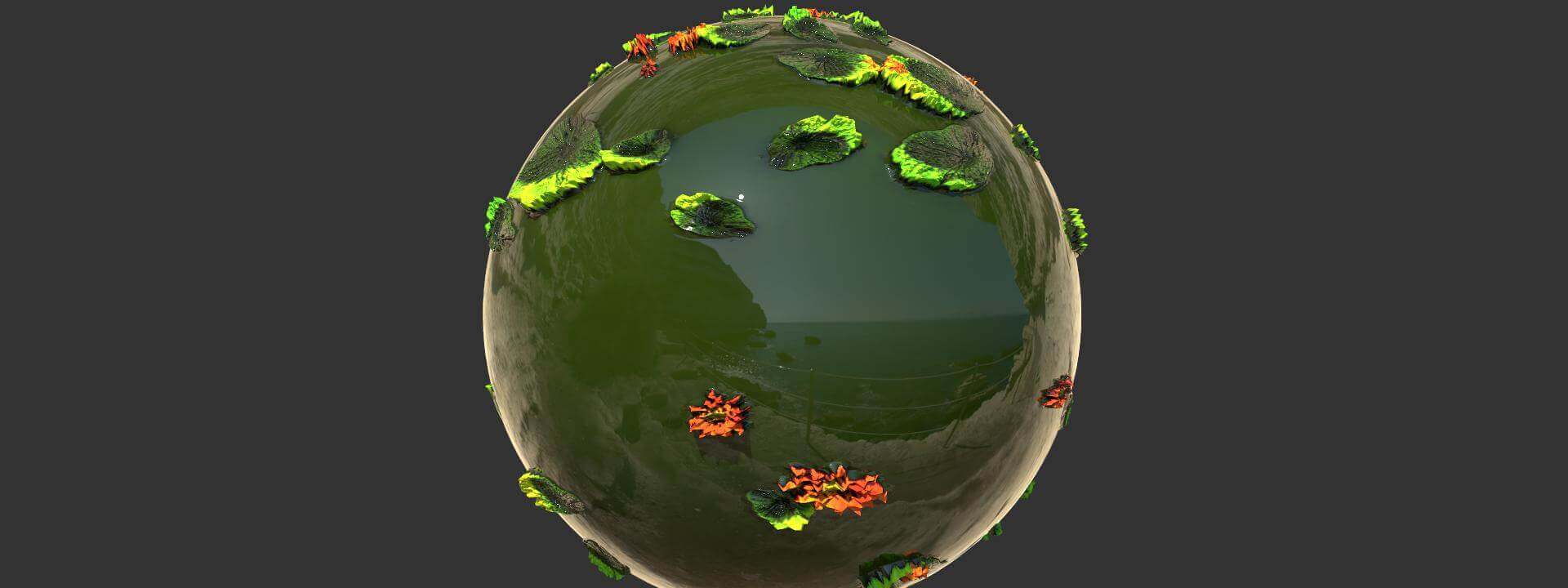 Grass on Lake Water Seamless Texture by chamsb11