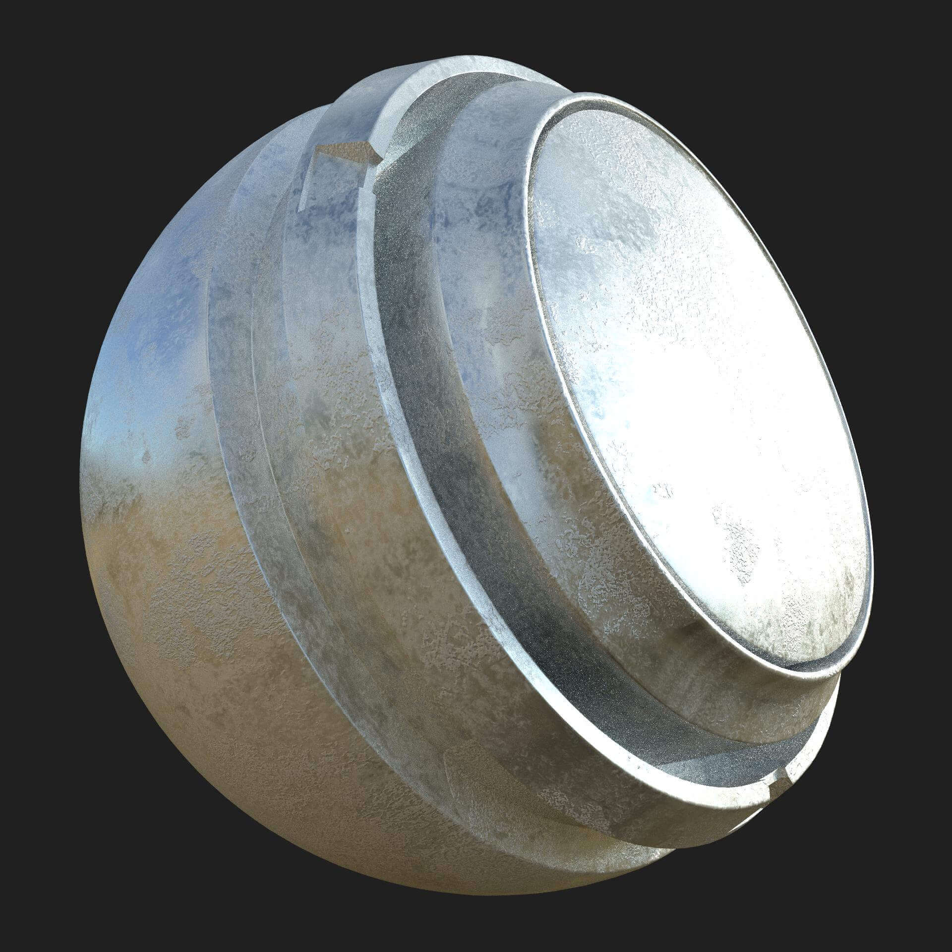 Old Dusty Metal Tileable Texture by chamsb11