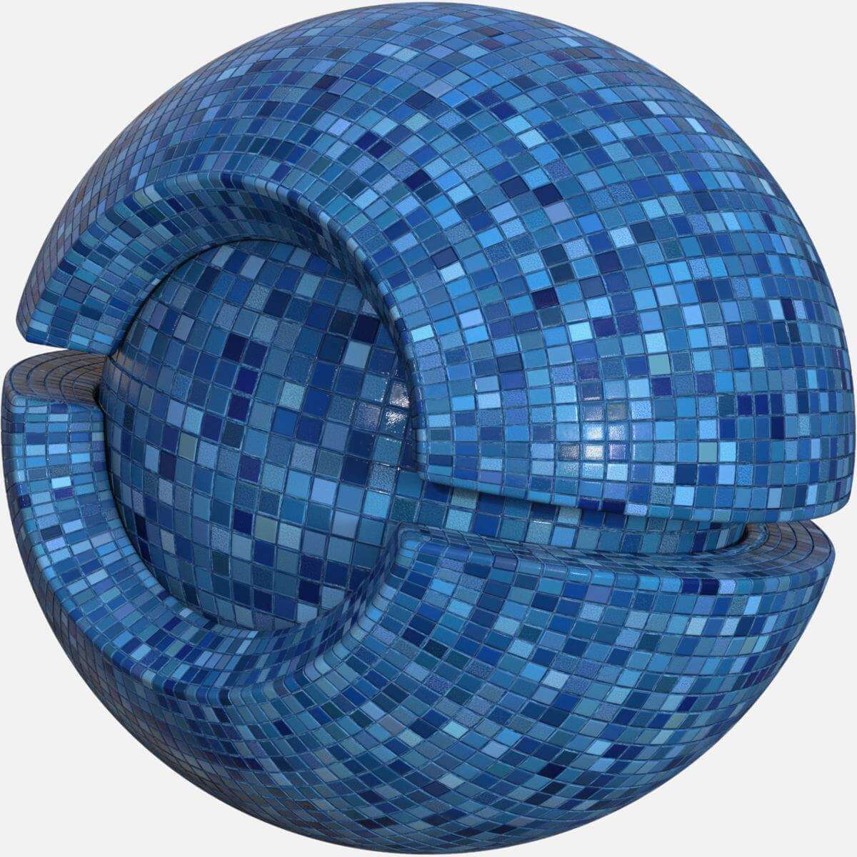 Clean Bathroom Tiles - 3D Texture by chamsb11