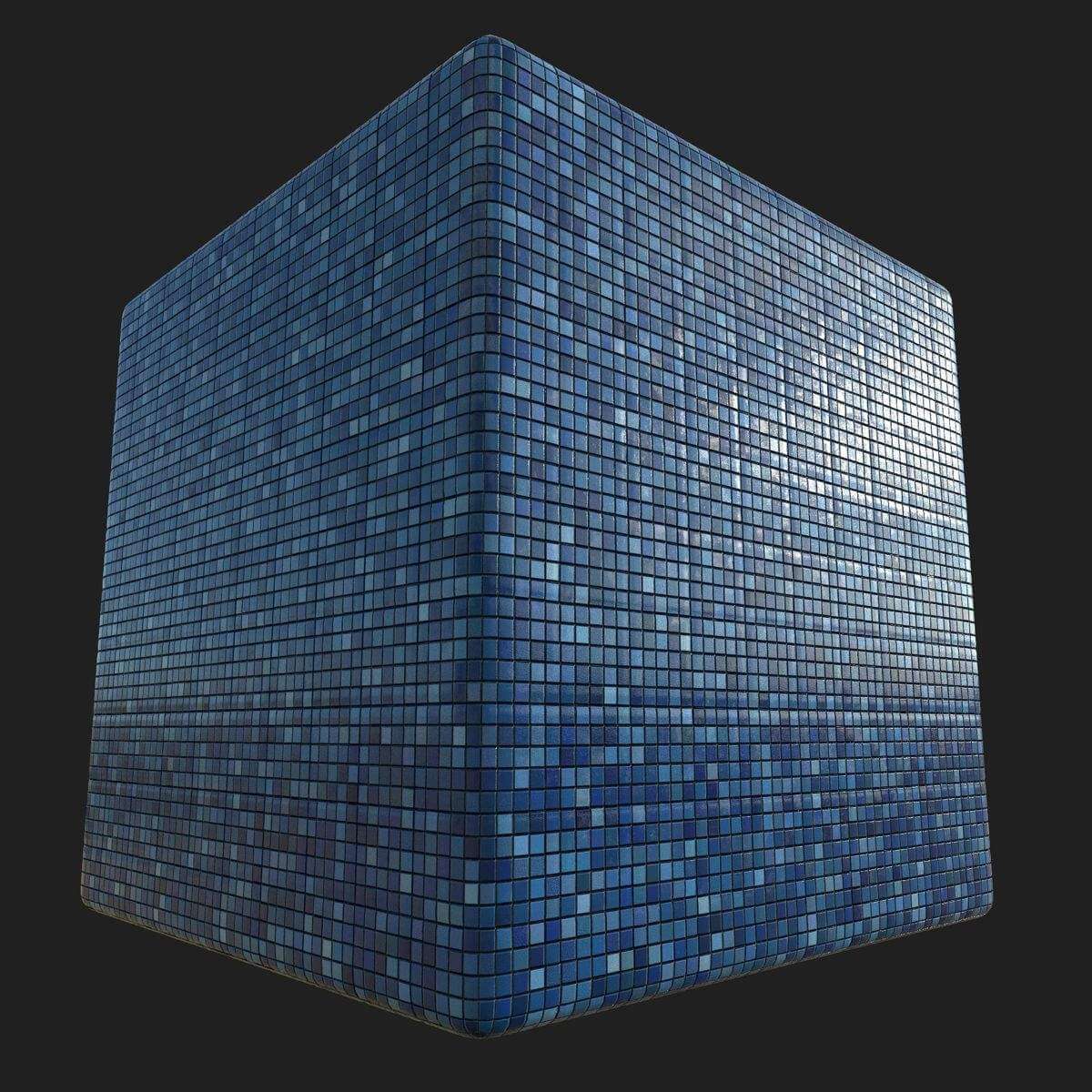 Clean Bathroom Tiles - 3D Texture by chamsb11