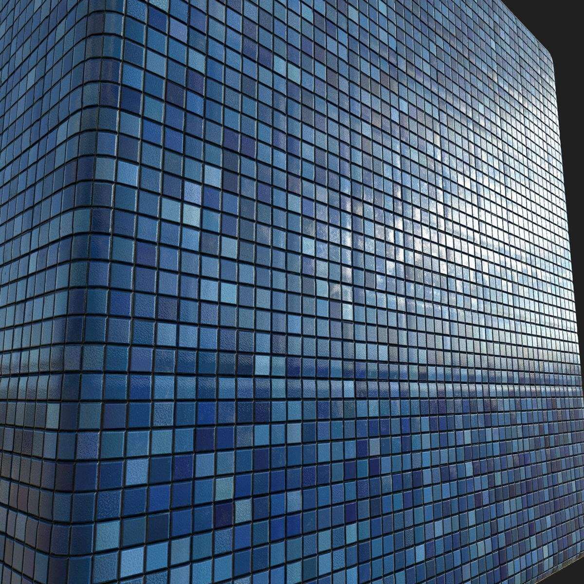 Clean Bathroom Tiles - 3D Texture by chamsb11