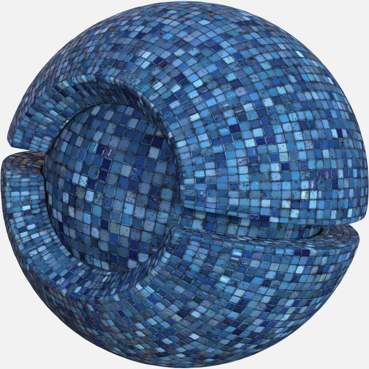 Dirty Bathroom Tiles - 3D Texture by chamsb11