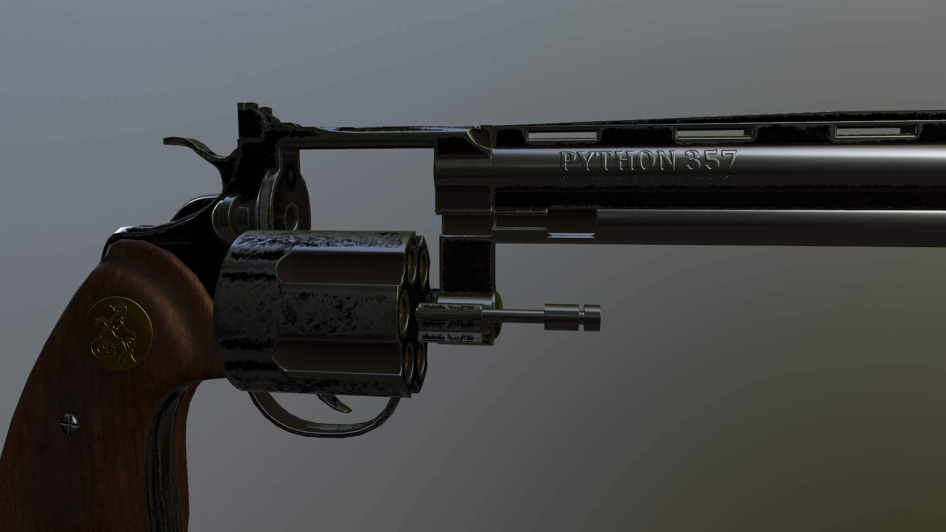 Colt Python - 3D Model by chander1980