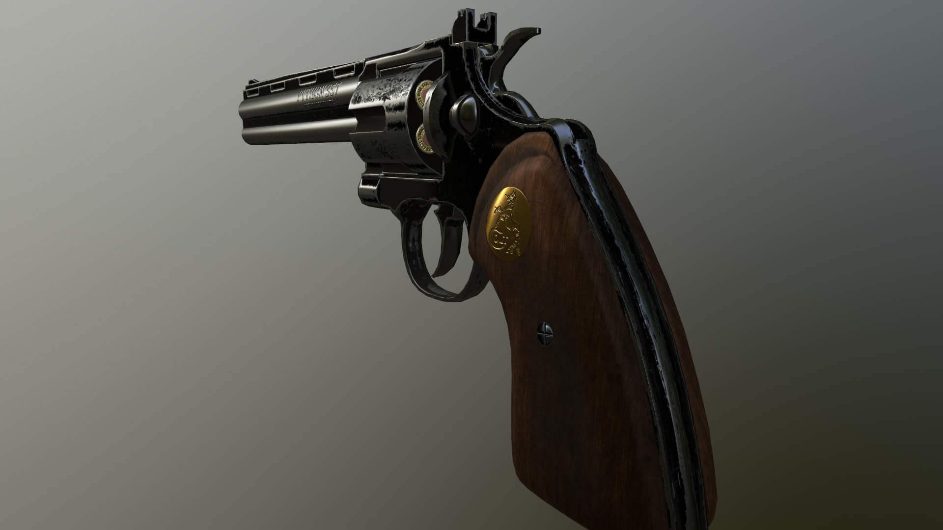 Colt Python - 3D Model by chander1980