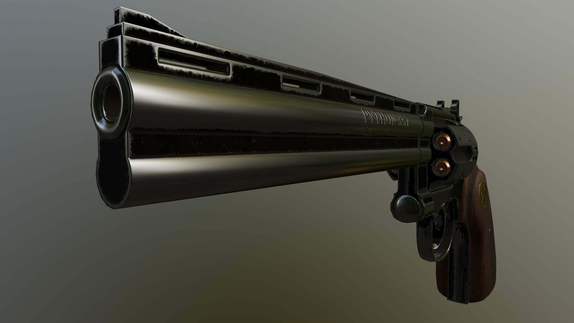 Colt Python - 3D Model by chander1980