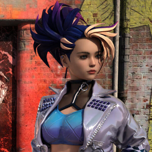 Lee Boo - Cosplay Akali 02 3D Render | RenderHub Gallery