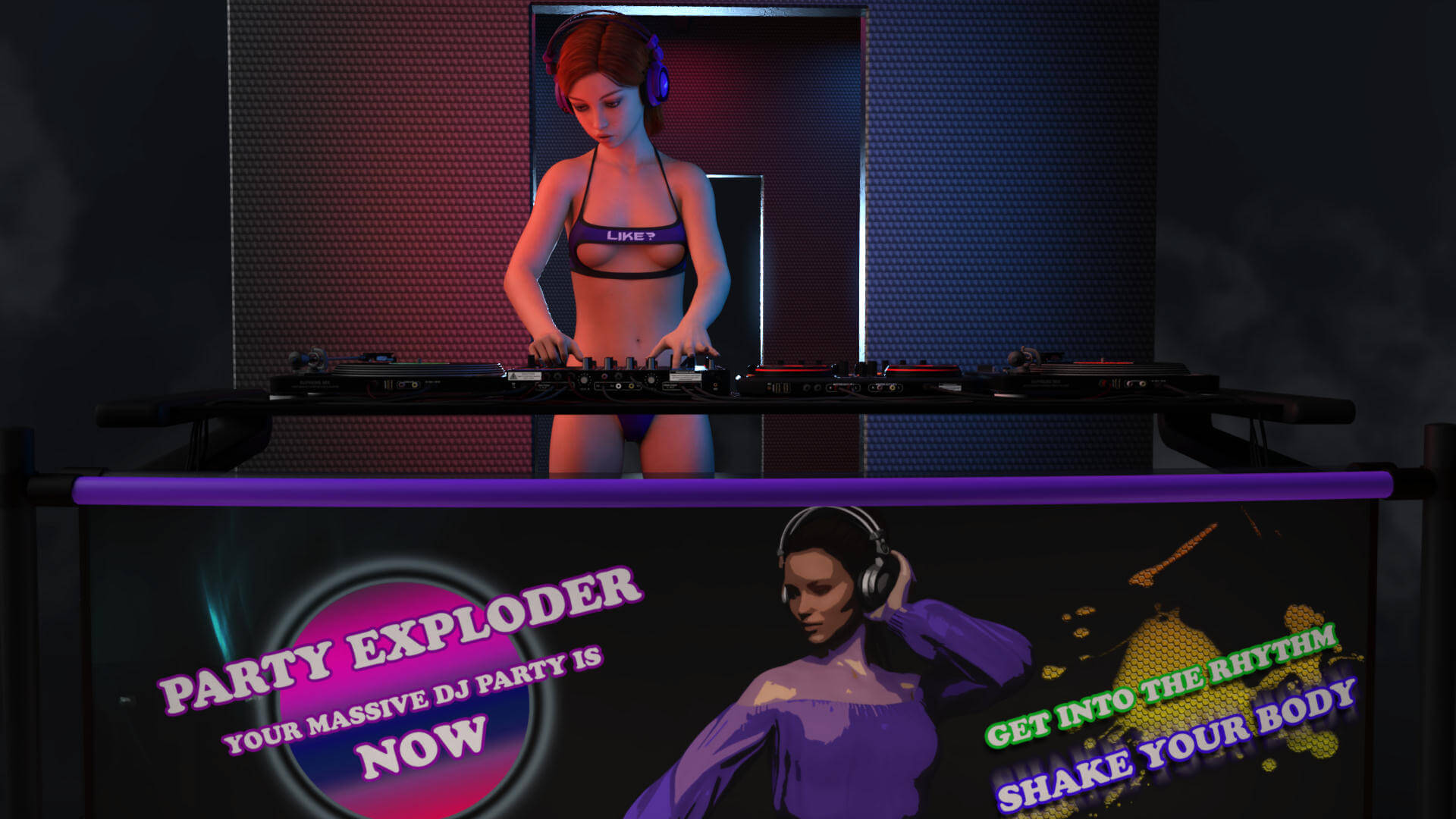 Peyton - DJ 3D Render, Digital Art by chanur