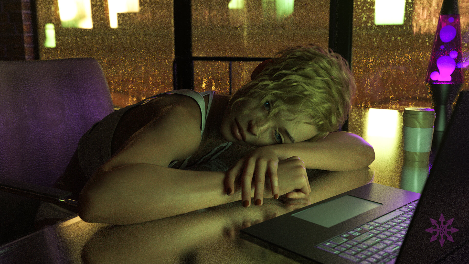 Reflections 3D Render, Digital Art by chaoskhan_666