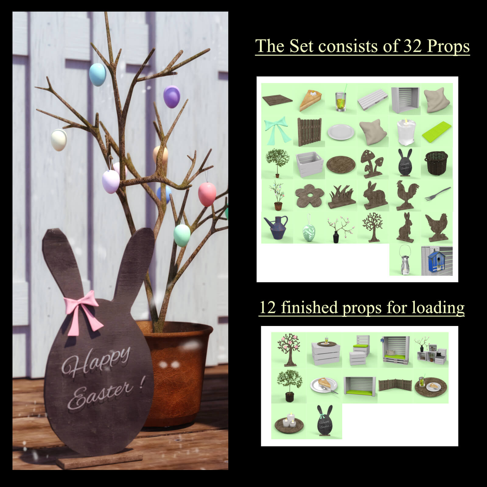 Sweet Spring Decoration - Daz Content by Chaosqueens-world