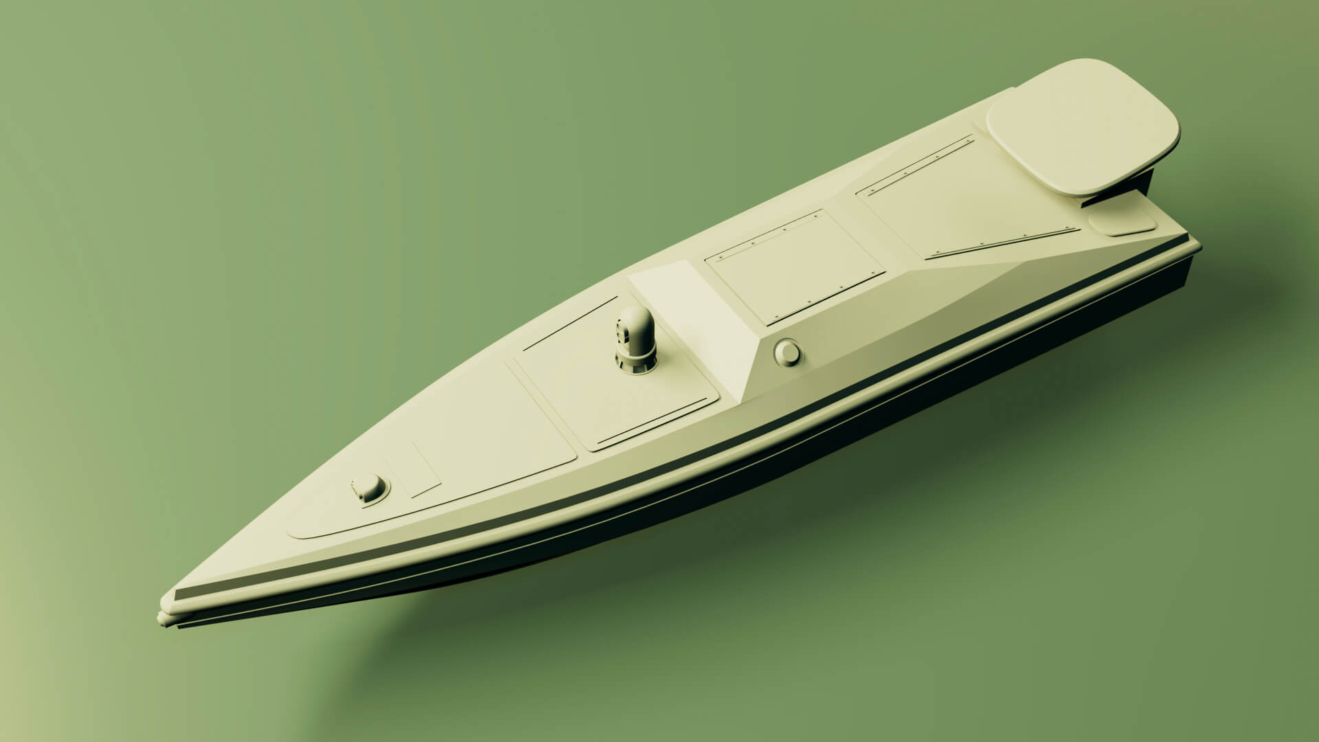 Ukrainian Naval Drone Magura V5 - 3D Model by chaschyn