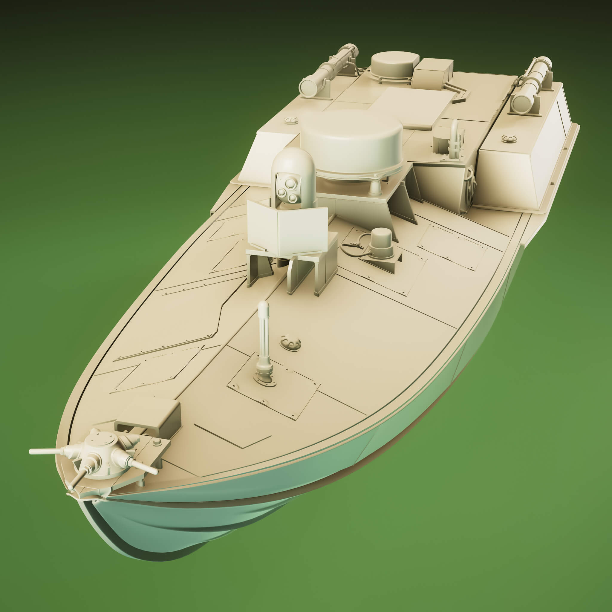 Ukrainian Naval Drone Seababy - 3D Model by chaschyn