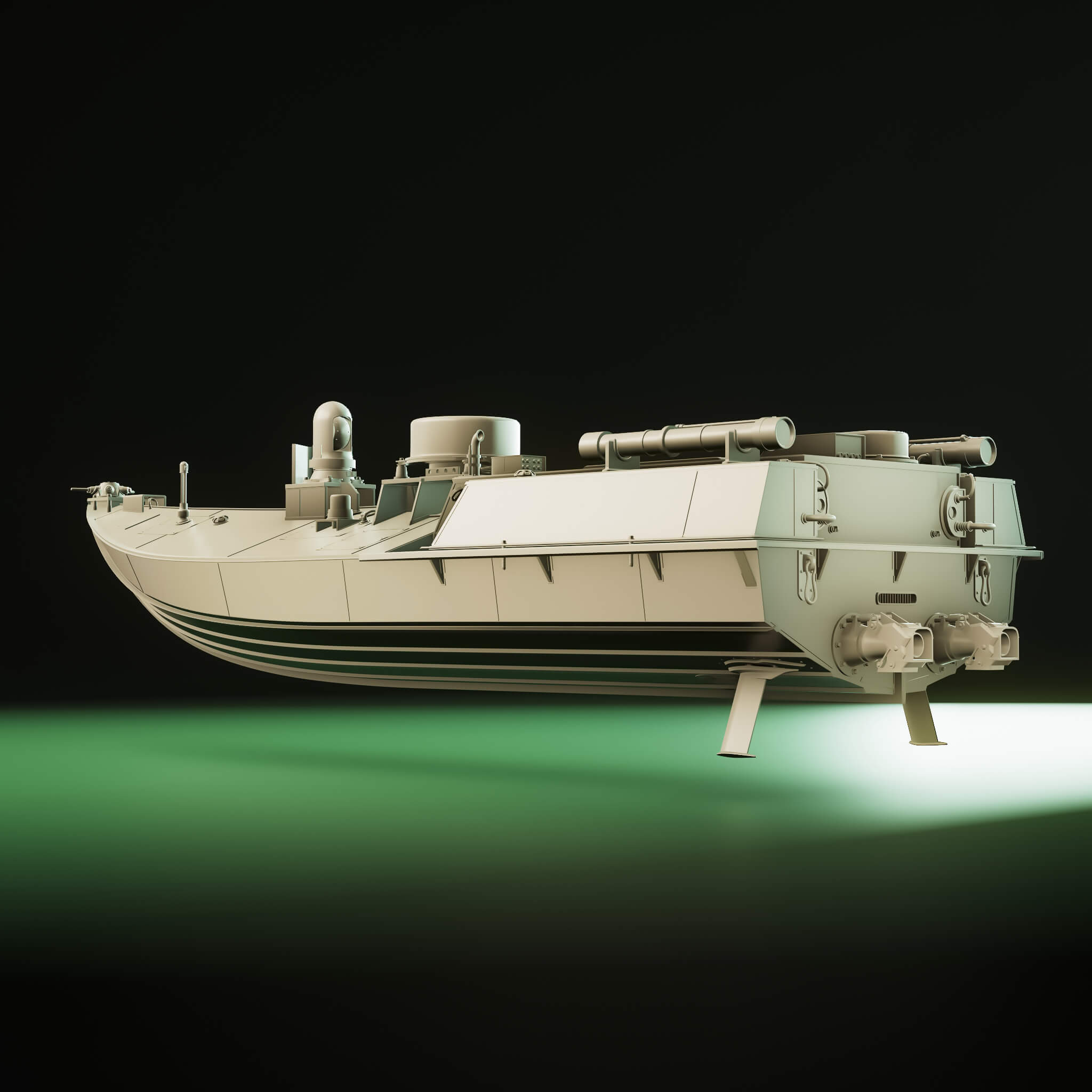 Ukrainian Naval Drone Seababy - 3D Model by chaschyn