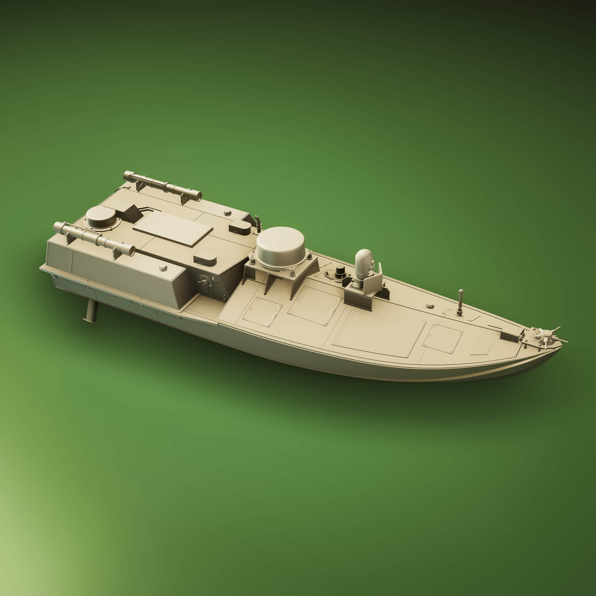 Ukrainian Naval Drone Seababy - 3D Model by chaschyn